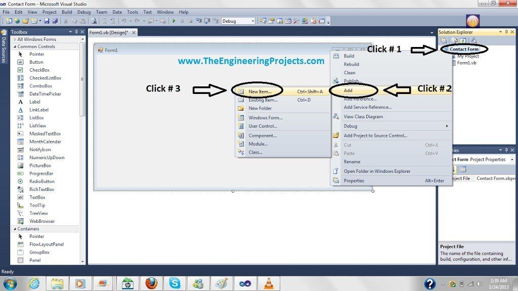 Create Database in Microsoft Visual Studio - The Engineering Projects