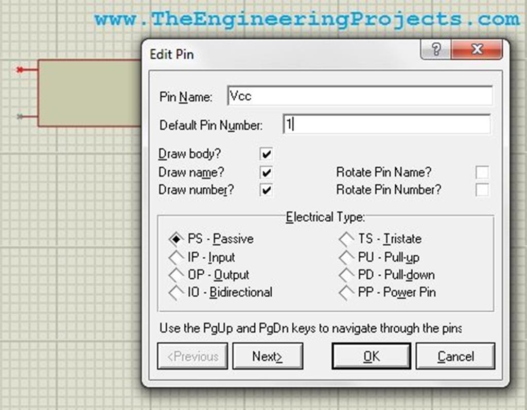 Component Designing in Proteus ISIS - The Engineering Projects