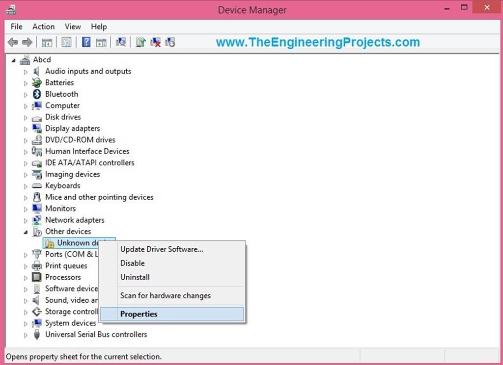 Installation of Arduino driver in Windows - The Engineering Projects