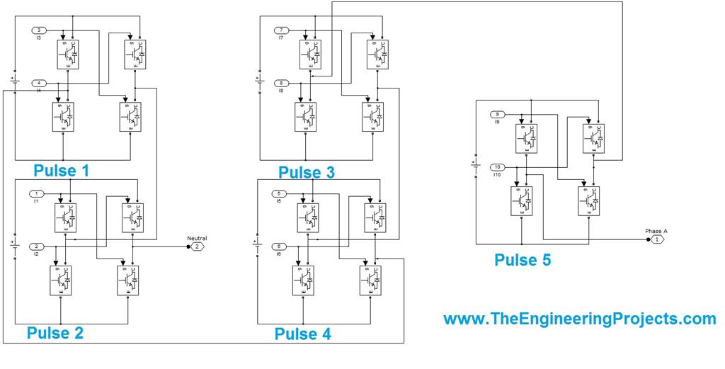 11 Level 3-phase Cascaded H Bridge Inverter - The Engineering Projects