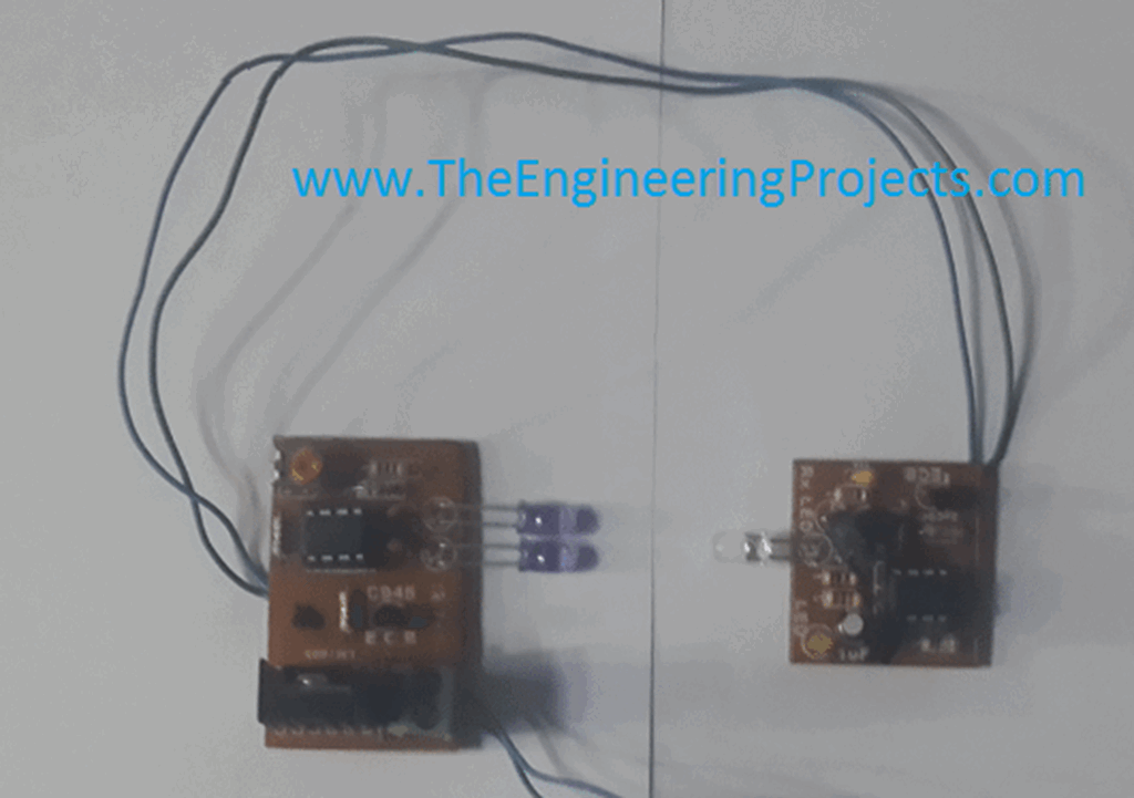 Circuit Diagram of IR Sensor using 555 Timer - The Engineering Projects