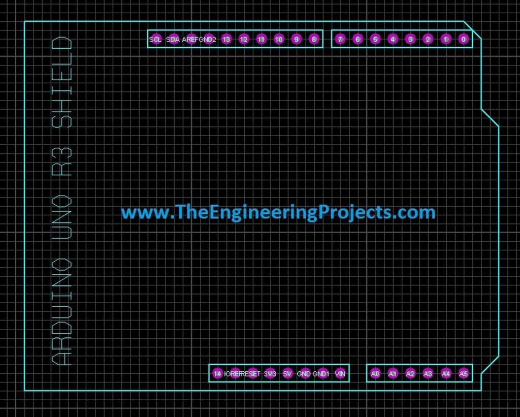 Arduino UNO PCB Design for Proteus ARES - The Engineering Projects