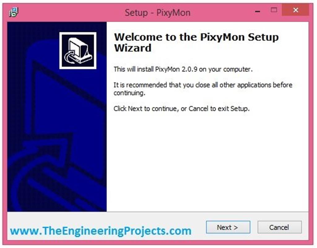 How to Install Pixy Camera Software - PixyMon - The Engineering Projects