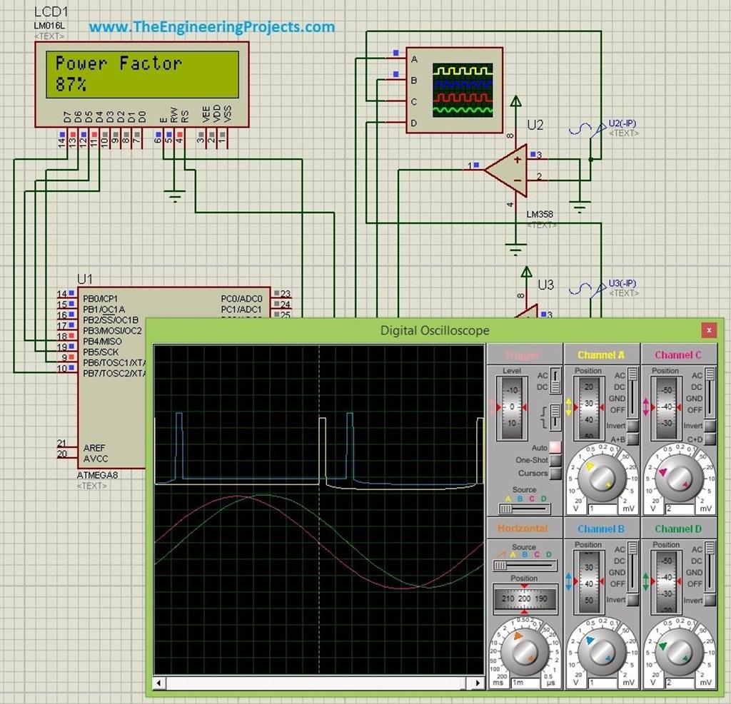 Power Factor Measurement Using Microcontroller - The Engineering Projects