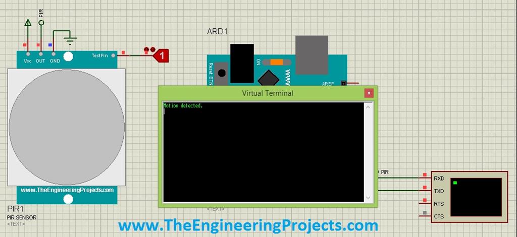 PIR Sensor Library for Proteus - The Engineering Projects