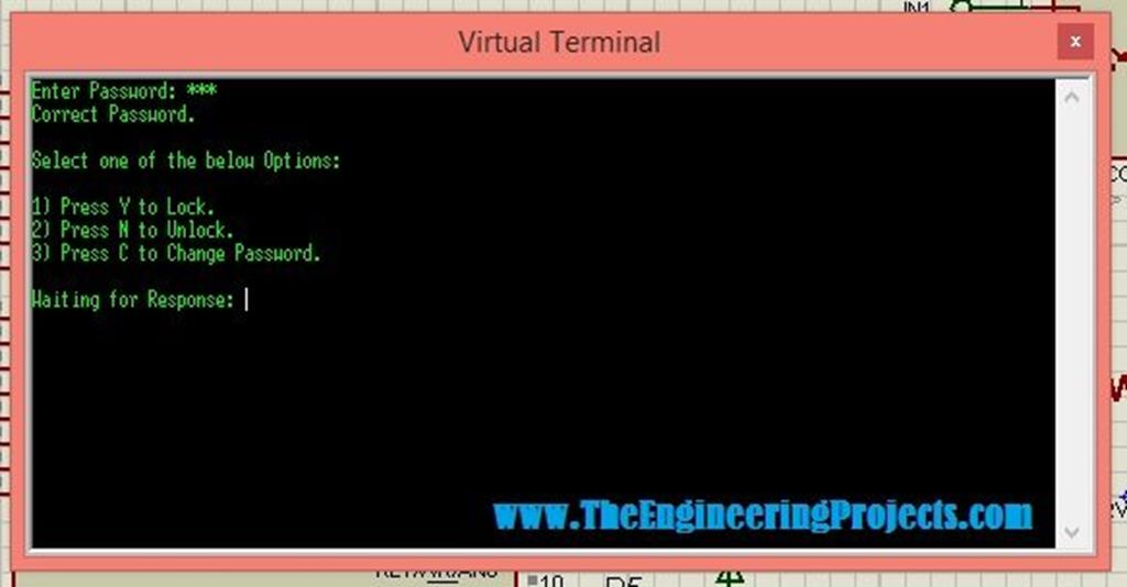 Electronic Door Locks Using Pic Microcontroller The Engineering Projects