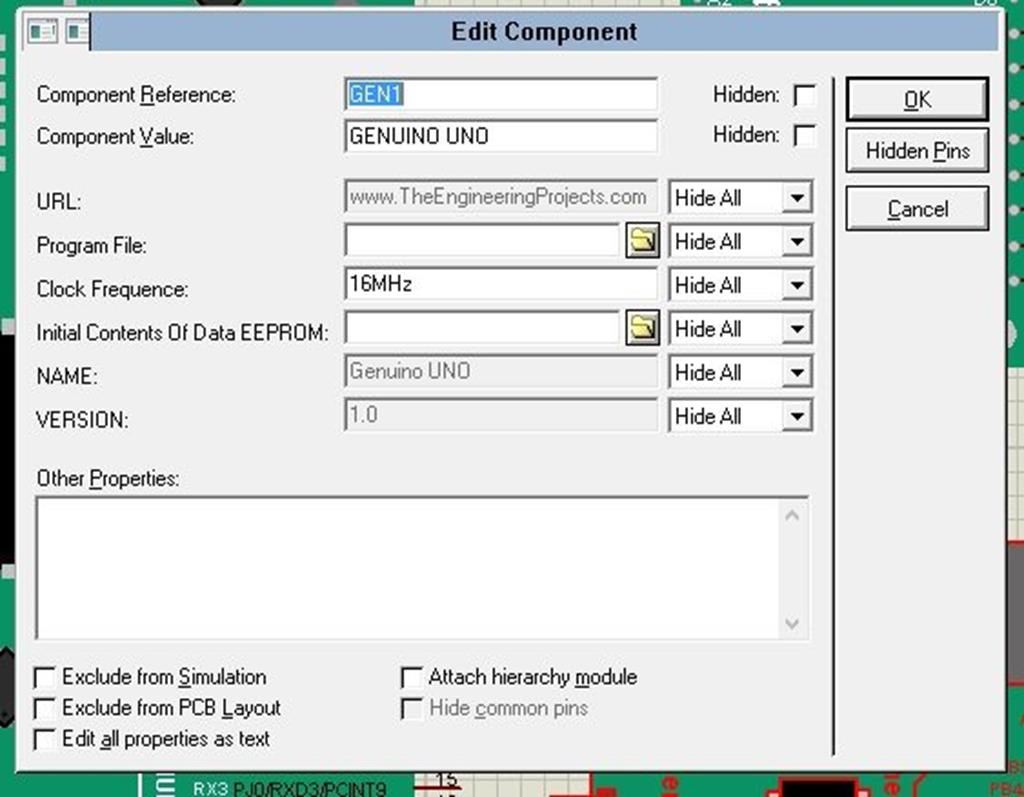 Genuino Library for Proteus - The Engineering Projects