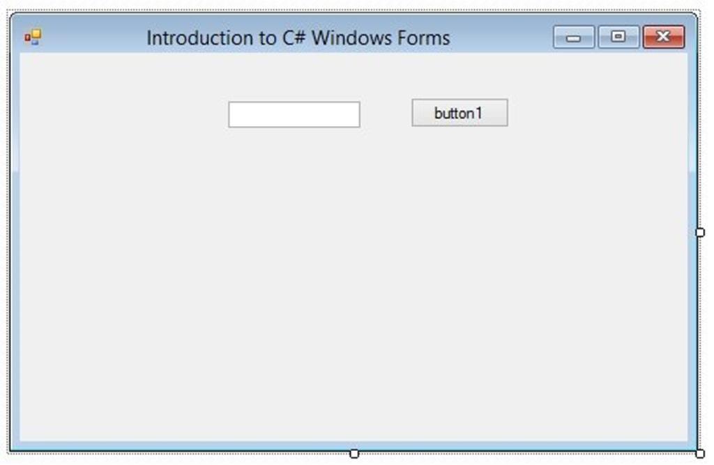 How to Add C# Controls in Windows Form ??? - The Engineering Projects