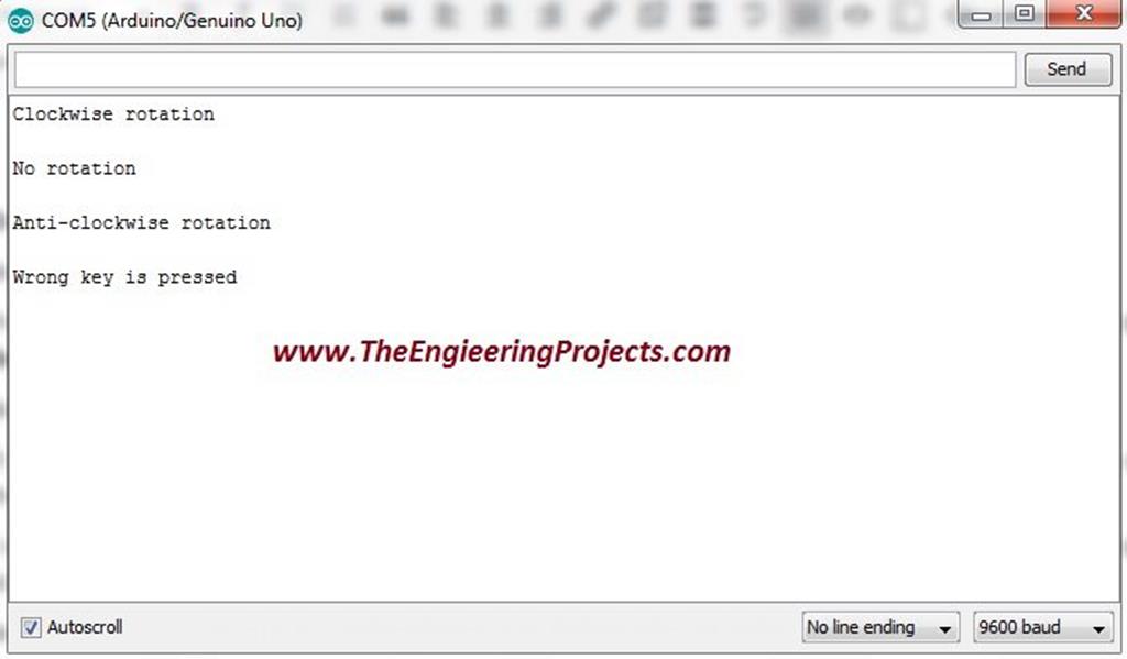 DC Motor Direction Control using Arduino - The Engineering Projects