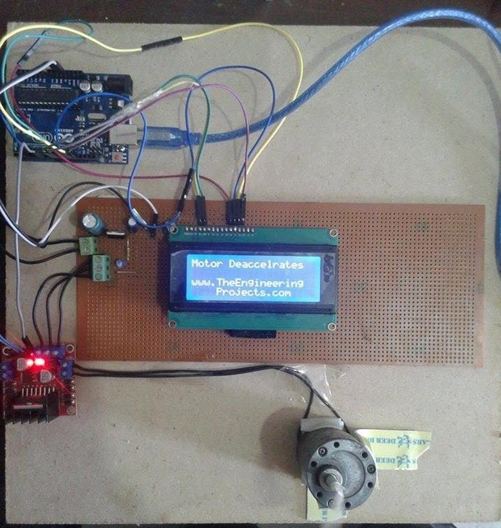 DC Motor Speed Control using Arduino - The Engineering Projects