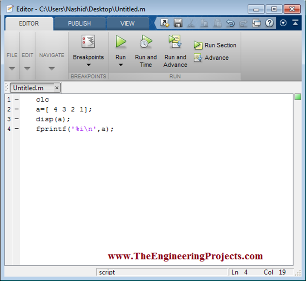 How to use Print MATLAB - The Engineering Projects