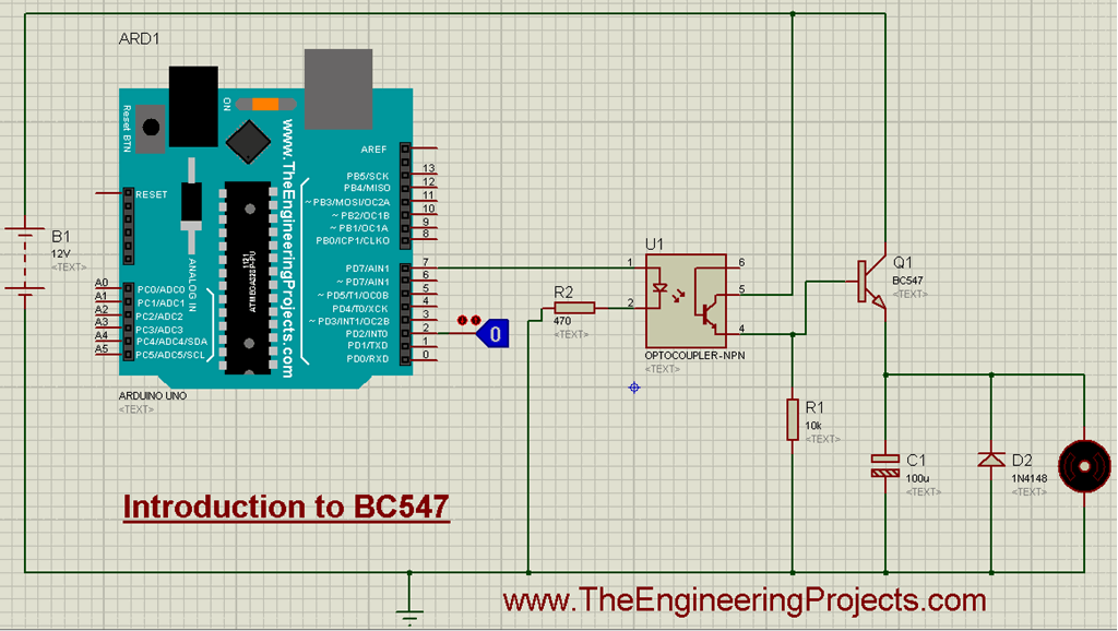 BC547: Datasheet, Pinout, Working, Applications and Simulation - The ...