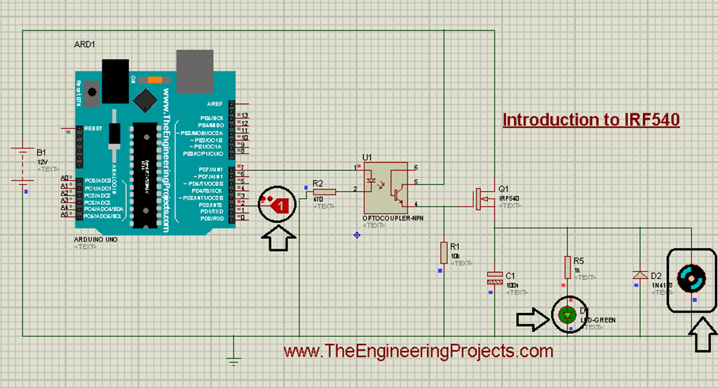 Introduction to IRF540 - The Engineering Projects