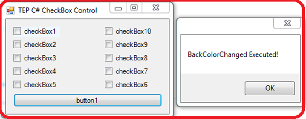 C# CheckBox Control - The Engineering Projects