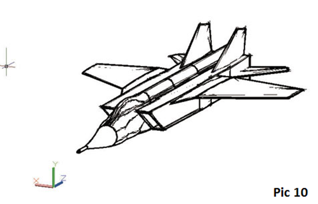 How to Create a Jet Fighter Model in AutoCAD - The Engineering Projects