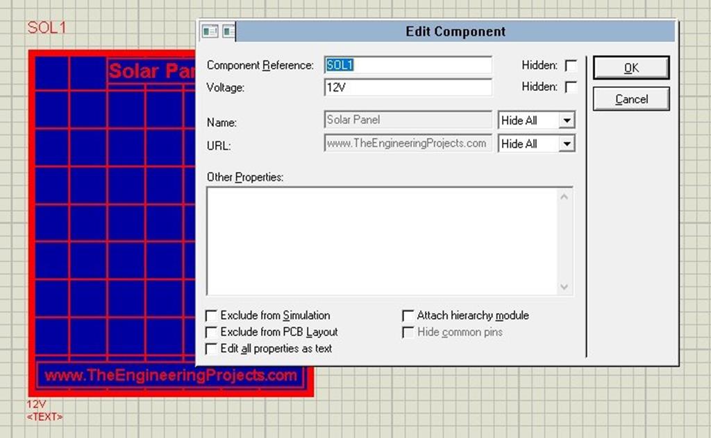 Solar Panel Library for Proteus - The Engineering Projects