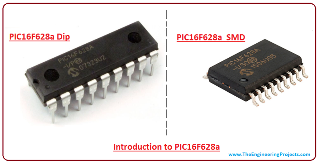 Introduction to PIC16F628a - The Engineering Projects