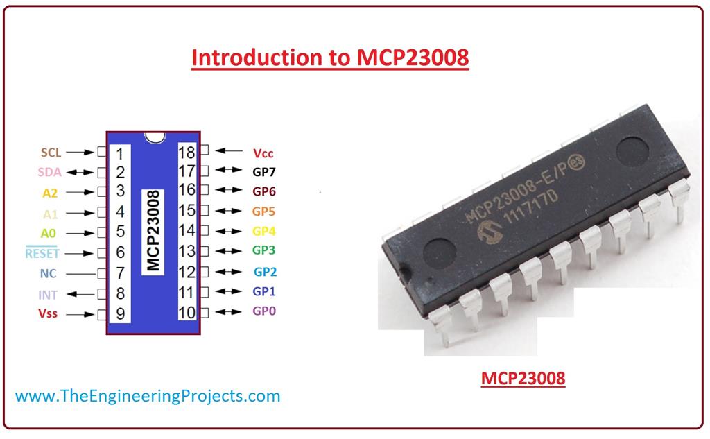 Introduction to MCP23008 - The Engineering Projects
