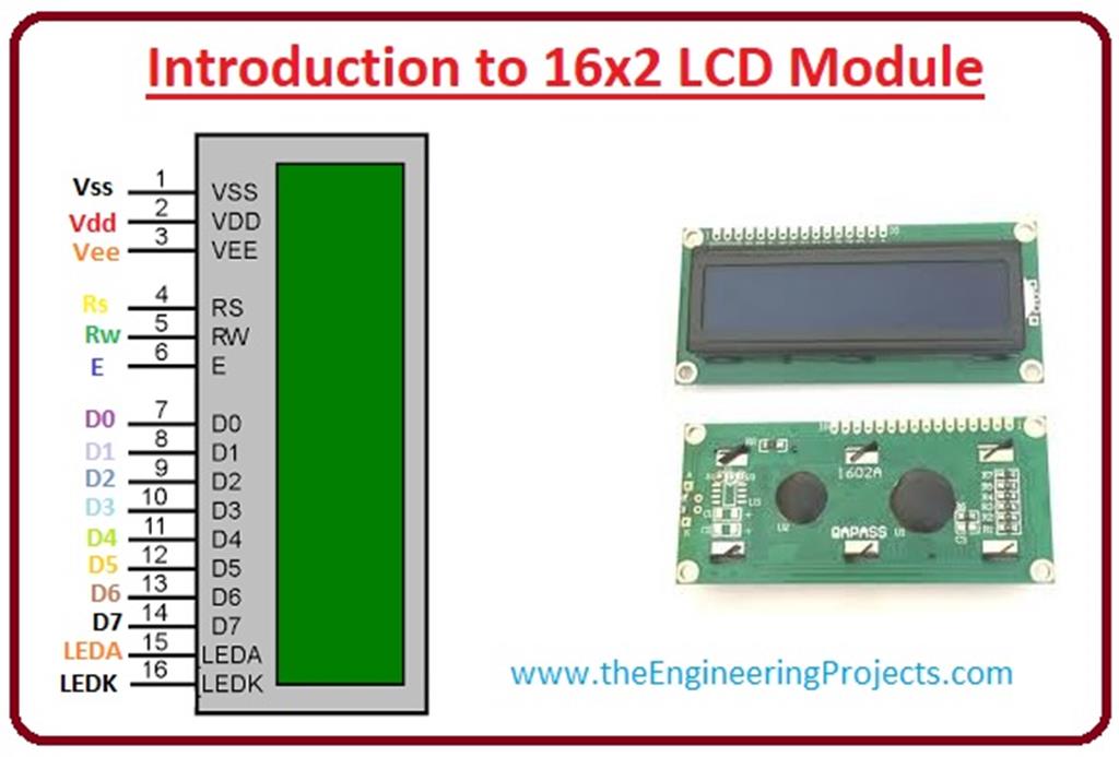 Introduction to LCD 16x2 - The Engineering Projects