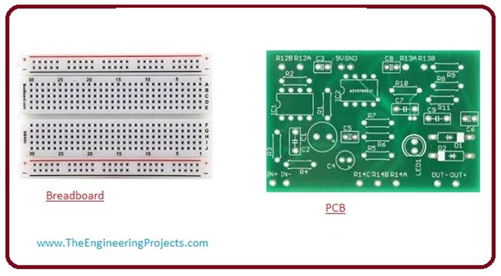 PCB vs Breadboard - The Engineering Projects