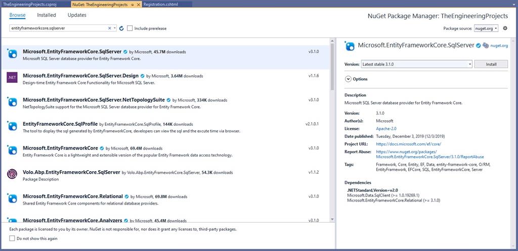 Introduction To Entity Framework Core The Engineering Projects