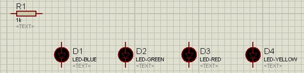 Simulate First Electronics Project In Proteus Isis The Engineering Projects