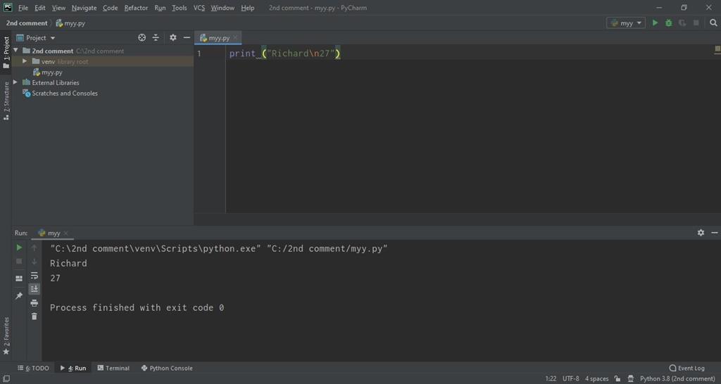 How to use String in Python - The Engineering Projects