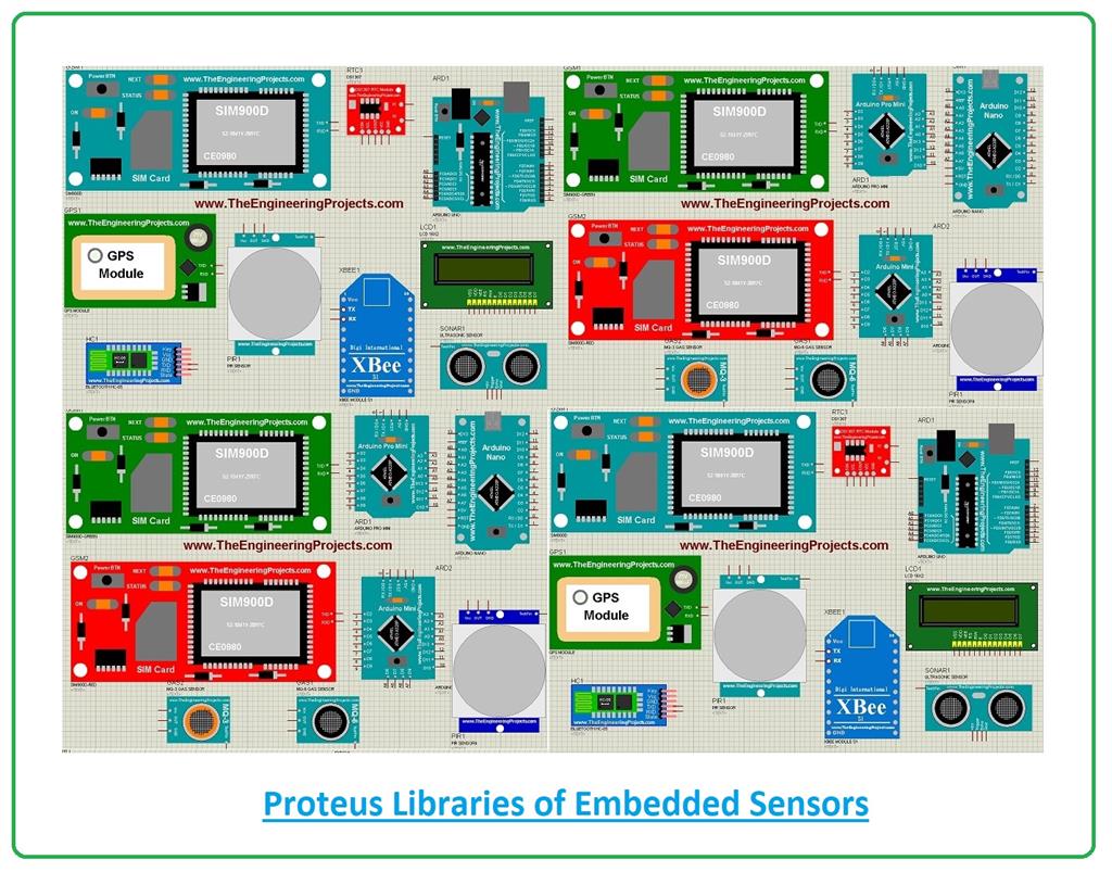 Proteus Libraries of Embedded Sensors - The Engineering Projects