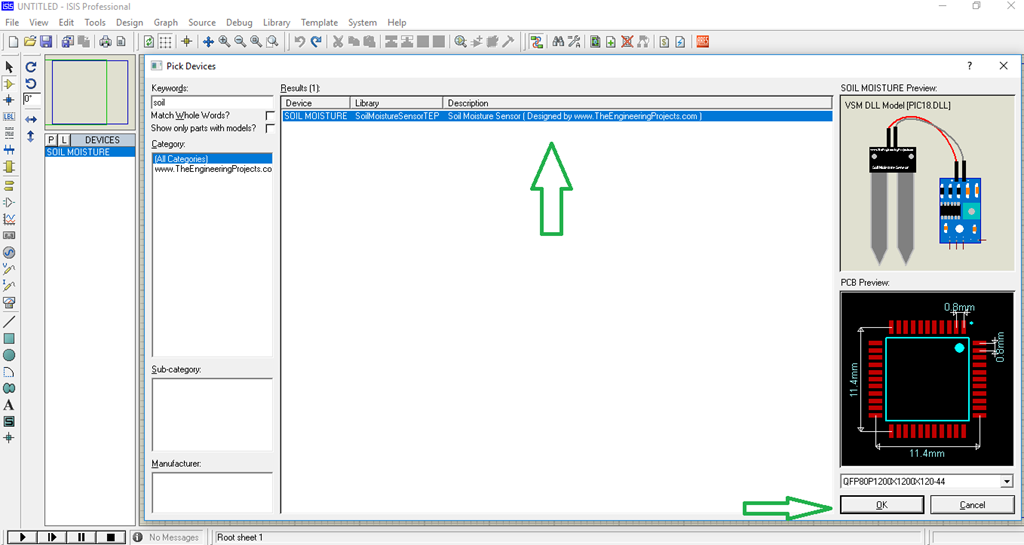Soil Moisture Sensor Library For Proteus - The Engineering Projects