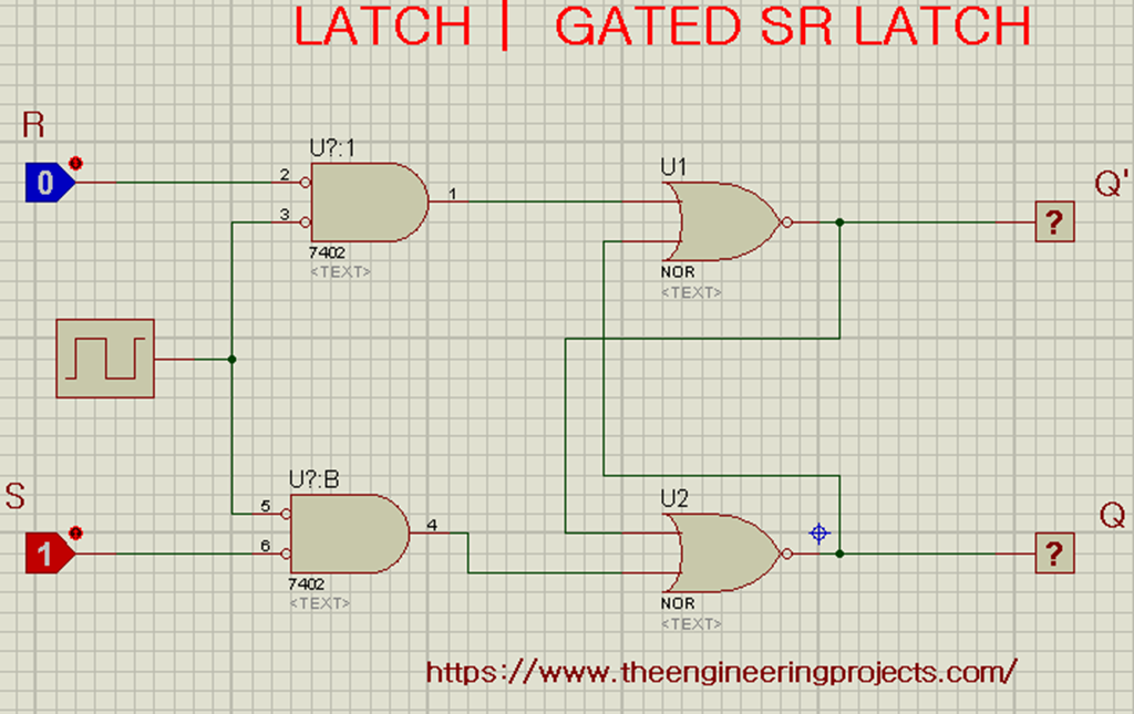 What are Digital Latches? | SR-Latches | D-Latches - The Engineering Projects
