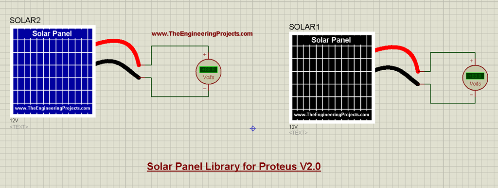 Solar Panel Library for Proteus V2.0 - The Engineering Projects