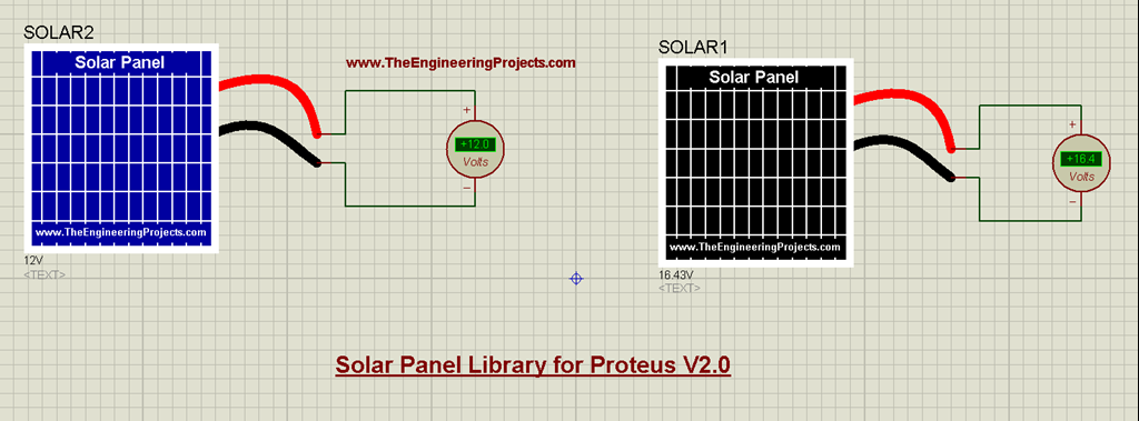 Solar Panel Library for Proteus V2.0 - The Engineering Projects