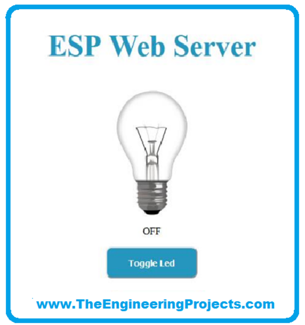 Create Webserver With Esp8266 Using Spiffs The Engineering Projects