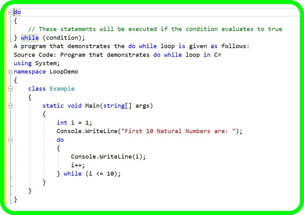 Loops and Arrays in C# - The Engineering Projects