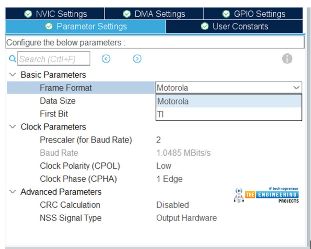 STM32 SPI Communication - The Engineering Projects