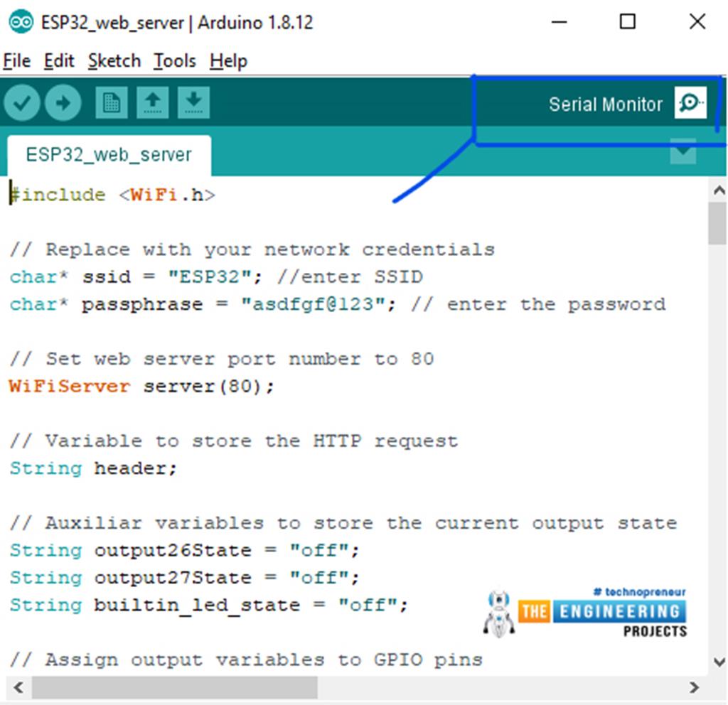 Create a Web Server with ESP32 - The Engineering Projects