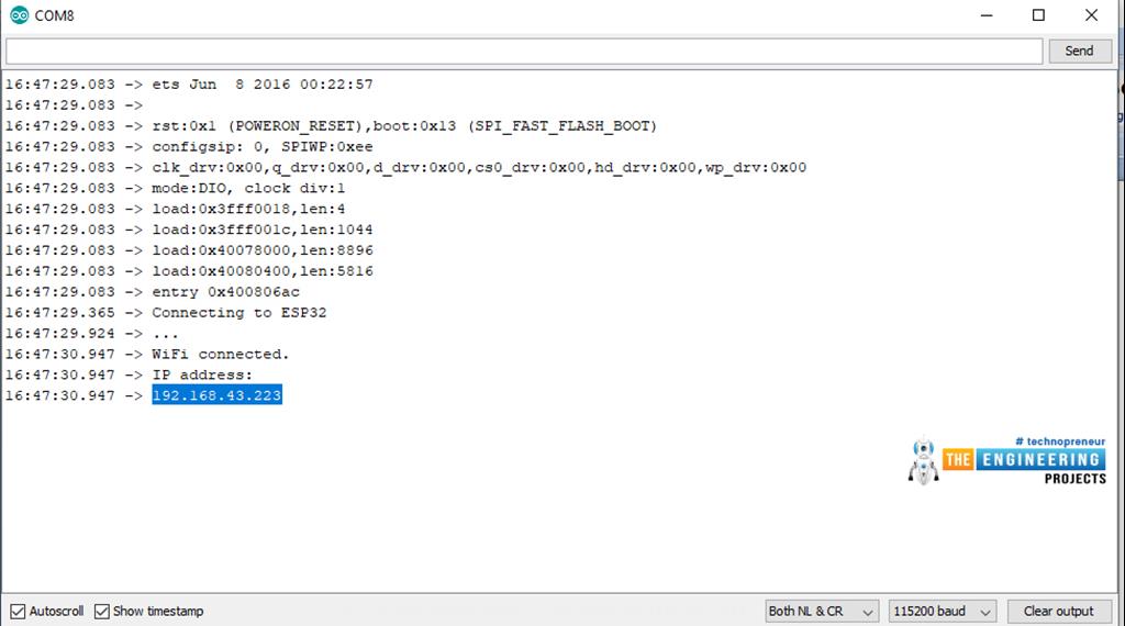 Create a Web Server with ESP32 - The Engineering Projects