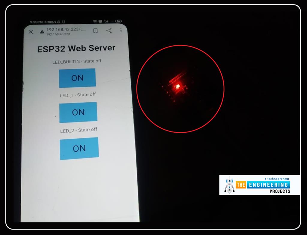 Create a Web Server with ESP32 - The Engineering Projects