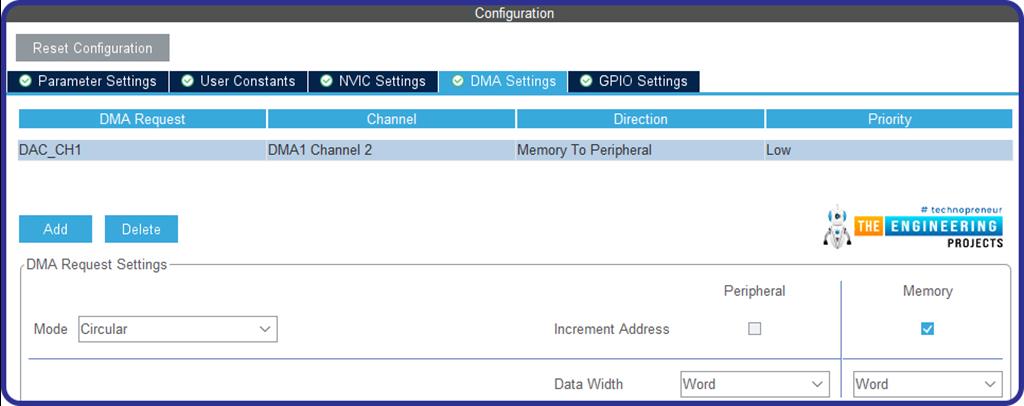 Using The Dma Controller On Stm32 Devices Visualgdb Tutorials