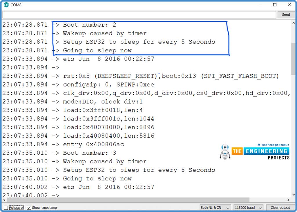 Esp32 Low Power Modes The Engineering Projects