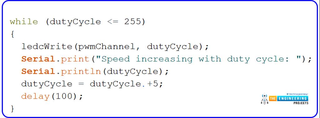 ESP32 PWM(Pulse Width Modulation) in Arduino IDE - The Engineering Projects