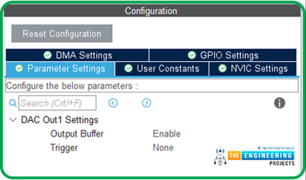 Using DAC with STM32 - The Engineering Projects