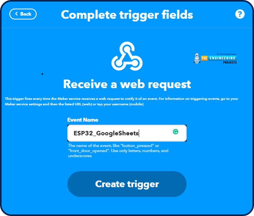 Sending Sensor Readings to Google Sheet Through IFTTT using ESP32 - The Engineering Projects