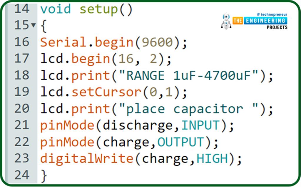 Capacitance Measurement using Arduino - The Engineering Projects