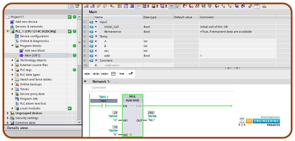 Mathematical Calculations in Ladder Logic - The Engineering Projects