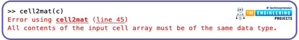Introduction To The Matlab Datatypes The Engineering Projects