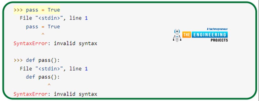 Python Syntax Errors - The Engineering Projects Python Syntax Errors - The Engineering Projects