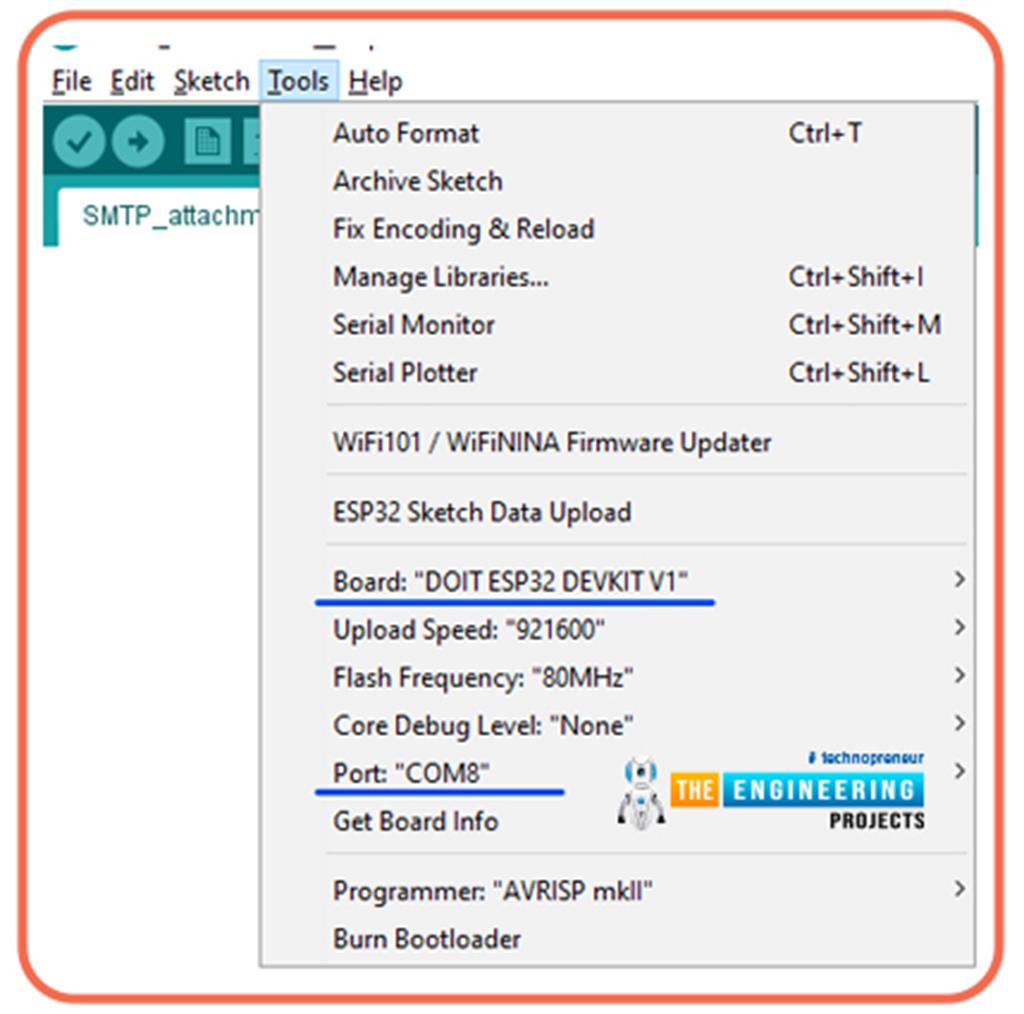 Update LCD Display with ESP32 Web Server - The Engineering Projects