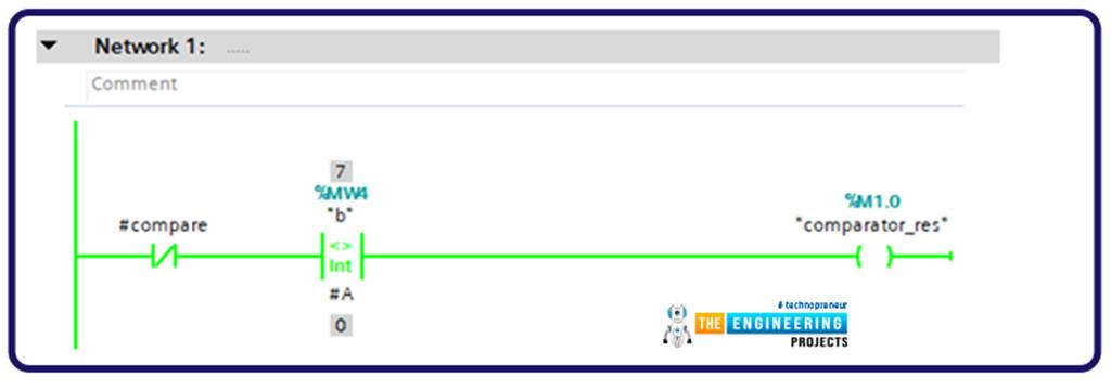 Comparator Operators in Ladder Logic Programming - The Engineering Projects