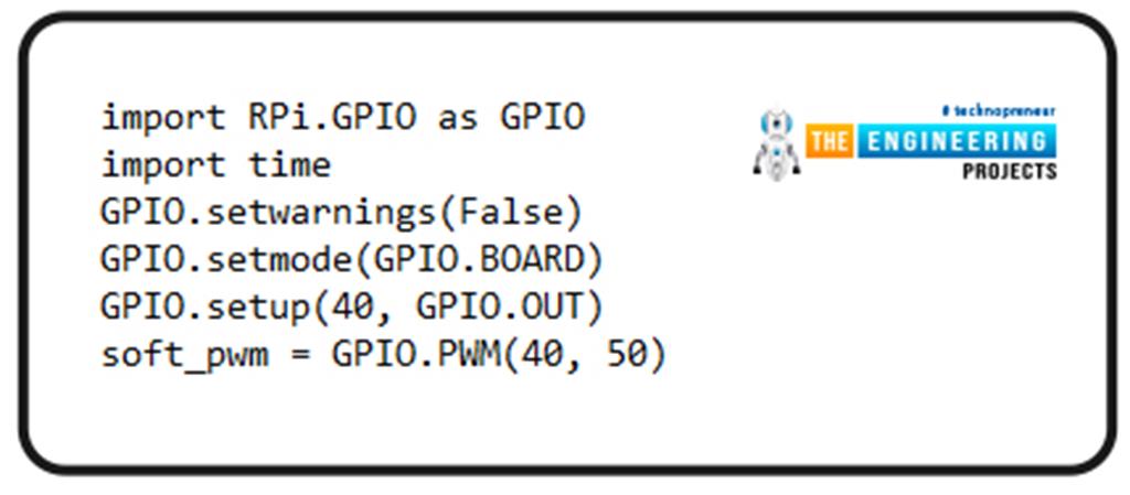 Create Pwm Signal In Raspberry Pi 4 Using Python The Engineering Projects